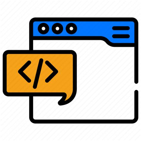 coding language development web icon download on iconfinder