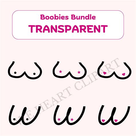 Boobs Clipart Boobies Clipart Bundle  Svg And Png Graphics For