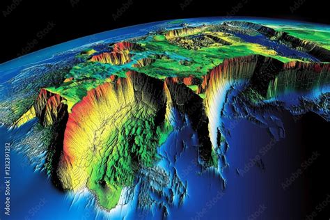 Applications Of Uav Processed Lidar Maps In Geoscience Stock Applications Of Uav Processed Lidar Maps In Geoscience Stock