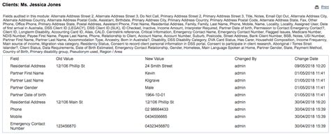 View Change Log Community Data Solutions