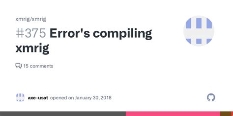 Errors Compiling Xmrig · Issue 375 · Xmrig Xmrig · Github