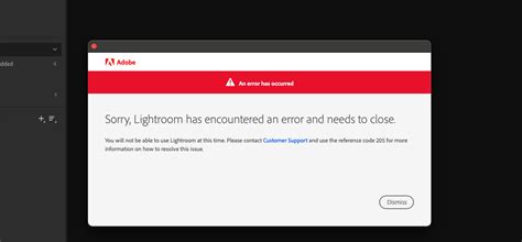 Re Code Error 205 Adobe Community 12038229