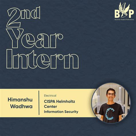 himanshu wadhwa cispa helmholtz centre for information security germany