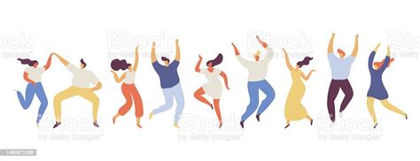 춤추는 사람들 실루엣 평면 벡터 세트 파티 나이트클럽에 대한 스톡 벡터 아트 및 기타 이미지 나이트클럽 댄서 디자인 Istock