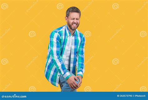 Dislocation Suffer Of Man With Injury Man Suffering From Dislocation