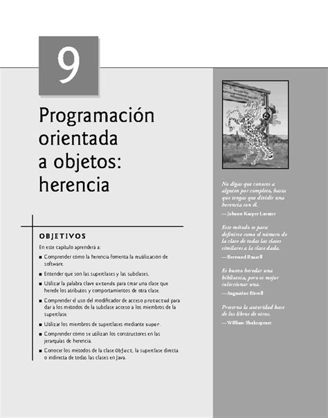 Cap 9 Herencia Programación Orientada A Objetos Herencia O B J E T I V O S En Este