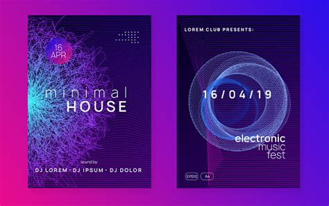 네온 전자 이벤트 전기 댄스 Dj 트랜스 사운드 클럽 페스트 포스터 테크노 음악 파티 전단지 Dj에 대한 스톡 벡터 아트 및 기타 이미지 Istock