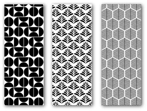 Premium Vector Pattern Print Semicircle Flower Hexagonal Tree