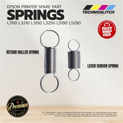 Returd Roller Lower Feeder Spring Lever Sensor Spring For Epson L1110
