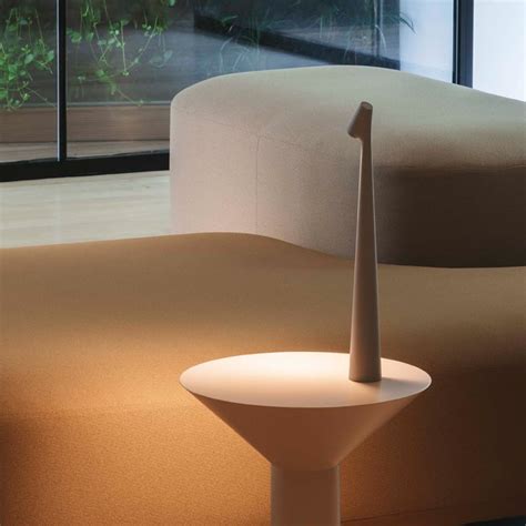 Vibia Africa Rechargeable Table Lamp Led Dimmable Beige 55802415
