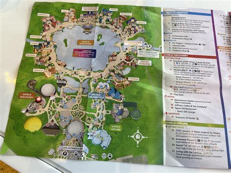 New Epcot Park Map