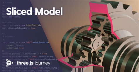 sliced model shader — three js journey