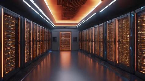 Premium Ai Image Virtual Digital Space Data Center Information Transfer Digital Future
