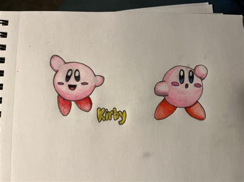 First Time Drawing Kirby R Kirby