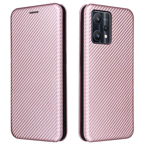 OnePlus Nord CE 2 Lite 5G Carbon Fiber Texture Cover Rose Gold Spares Se