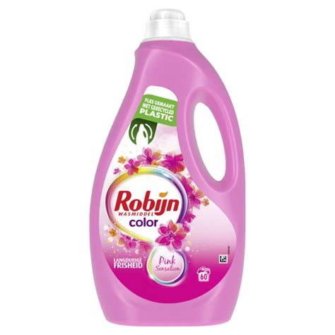 Robijn Color Pink Sensation Vloeibaar 3l 60 Wasbeurten Robijn Sopmop