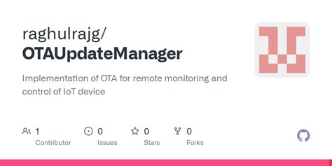 Github Raghulrajgotaupdatemanager Implementation Of Ota For Remote