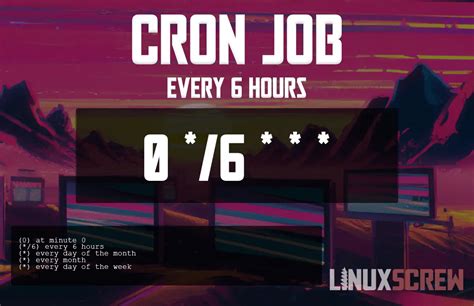 Cron Job Every 6 Hours Crontab