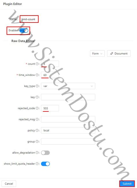 Apisix Dashboard Üzerinden Route Service Ve Plugin Ayarlamaları