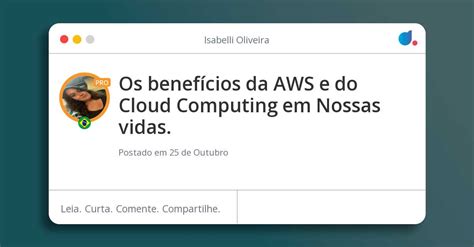 Os Benefícios Da Aws E Do Cloud Computing Em Nossas Vidas
