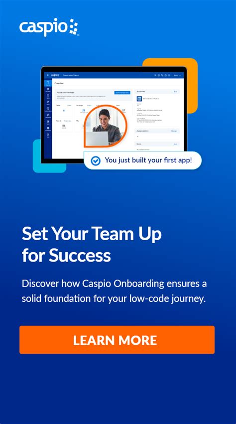 Caspio Onboarding As The Best Path To Low Code Success Caspio