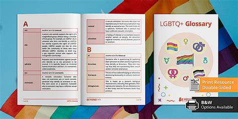 Glossary Of Lgbtq Terms Sex And Relationships Beyond Rse