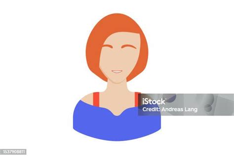 소녀 빨간 짧은 머리 아바타 아이콘 문자 웹 기호 사람 앱 기호 경영자에 대한 스톡 벡터 아트 및 기타 이미지 경영자 교사