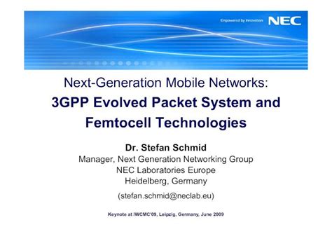 PDF GPP Evolved Packet System And Femtocell Technologiescisedu Us Uploads Docs Hpcs