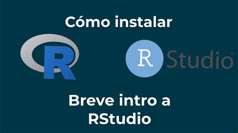 1 Breve introducción a RStudio Curso de R para principiantes YouTube