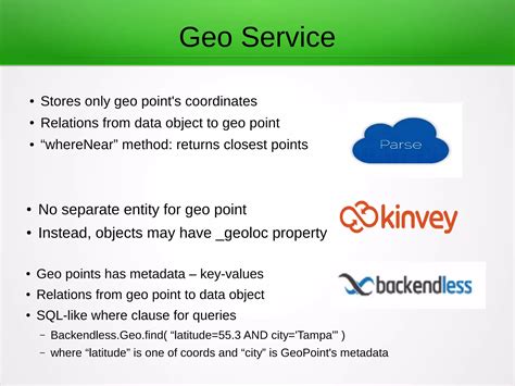 Backend As A Service Comparison Odp