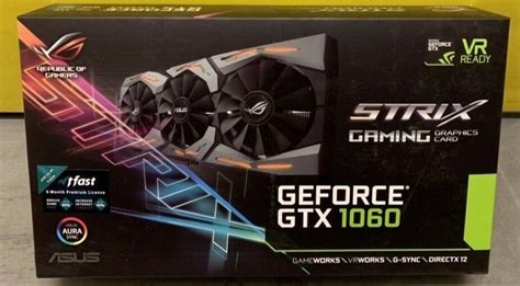 Brand New Asus Gtx Rog Strix Gaming Gb Gddr Graphics Card New Sealed At Pc