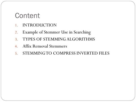 Ppt Stemming Powerpoint Presentation Free Download Id2026998