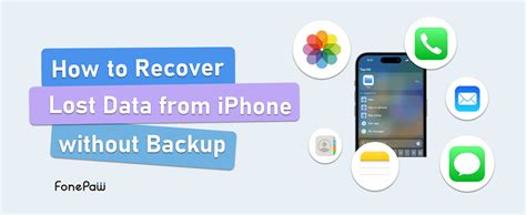 How To Recover Lost Data From IPhone Without Backup 3 Steps