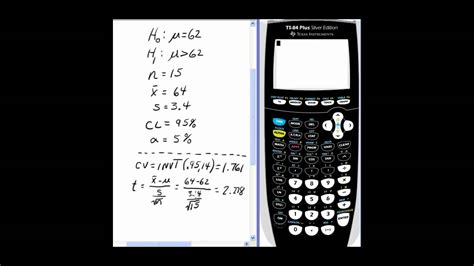 How To Find T Critical Value On Ti 83 How To Find Critical Value Of T Test