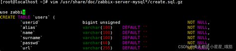解决：zabbix5 导入mysql数据报错 Error 1046 3d000 At Line 1 No Database