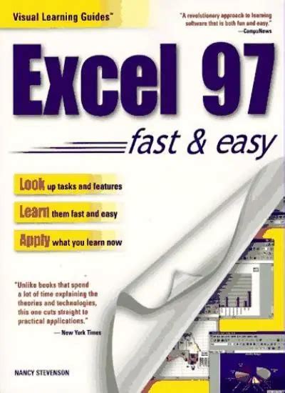 Microsoft Excel 97 Visual Learning Guide Fast And Easy Living La Eur 5