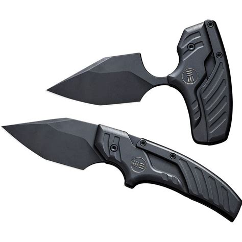 We 21036b1 Typhoeus Folding Push Dagger Black Stonewash Fixed Blade We 21036b1 Typhoeus Folding Push Dagger Black Stonewash Fixed Blade