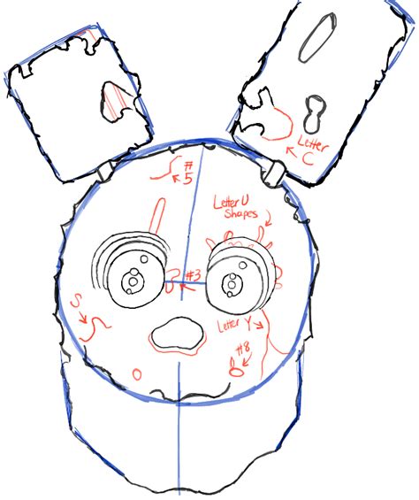 How To Draw Springtrap From Five Nights At Freddys 3 Step By Step Drawing Tutorial How To
