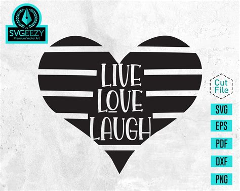 Live Laugh Love Svg Home Sign Svg Rustic Sign Svgfarmhouse Etsy