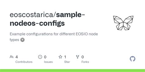 github eoscostarica sample nodeos configs example configurations for