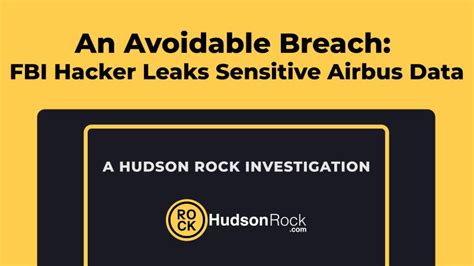Victor Ruiz On Linkedin An Avoidable Breach — Fbi Hacker Leaks Sensitive Airbus Data