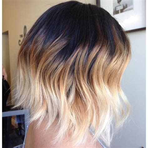 30 Spectacular Black Ombre Hair Ideas — Colors Of Midnight Blonde Ombre Short Hair Black Hair