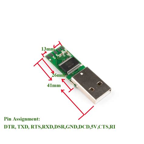Ftdi Usb Rs232 Serial Converter Module Usb Plug Adapter Board Ftdi Usb Pcb Serial Converter