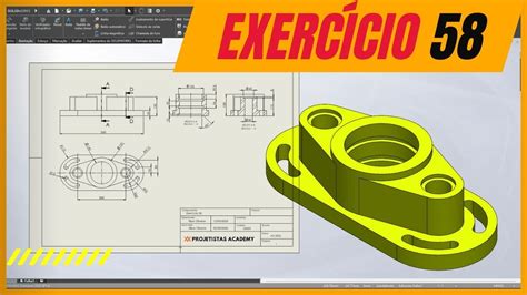 Modelagem 3d No Solidworks ExercÍcio 58 Youtube
