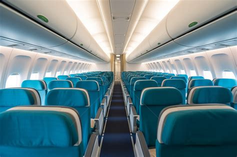 整洁的飞机舱图片素材 正版创意图片600153875 摄图网
