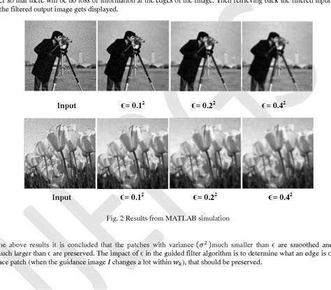 Figure 1 From Edge Preservation Using Guided Image Filter Technique
