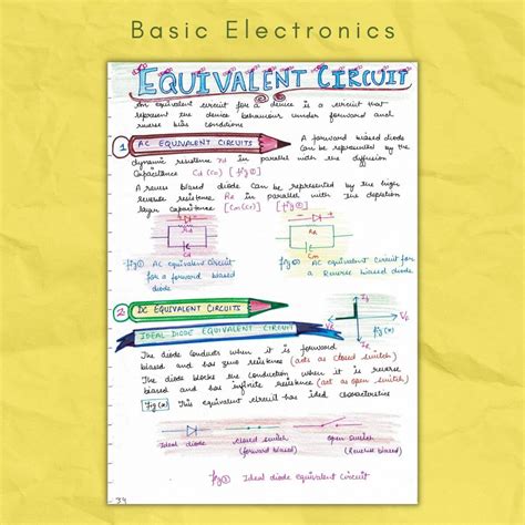Basic Electronics Notes Buy Basic Electronics Handwritten Notes
