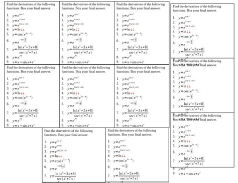 5 Calculus Pdf Derivative Trigonometric Functions