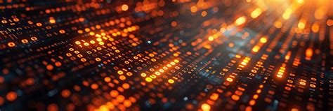 Binary Operations Chart In Orange And Black Premium Ai Generated Image