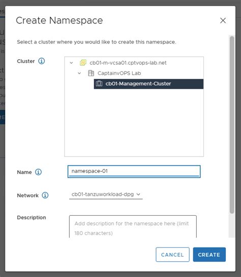 Vsphere With Tanzu Deploying And Configuring Your First Namespace Captainvops